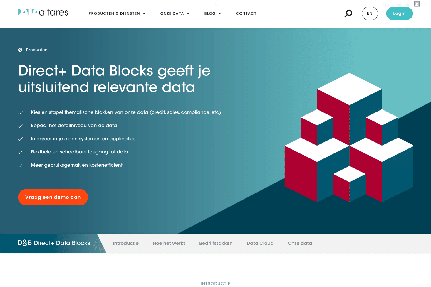 Direct+ Data Blocks: Customize onze bedrijfsinformatie