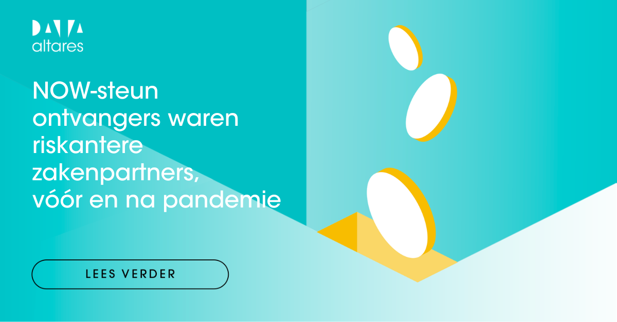 NOW-steun ontvangers waren riskantere zakenpartners, vóór en na ...